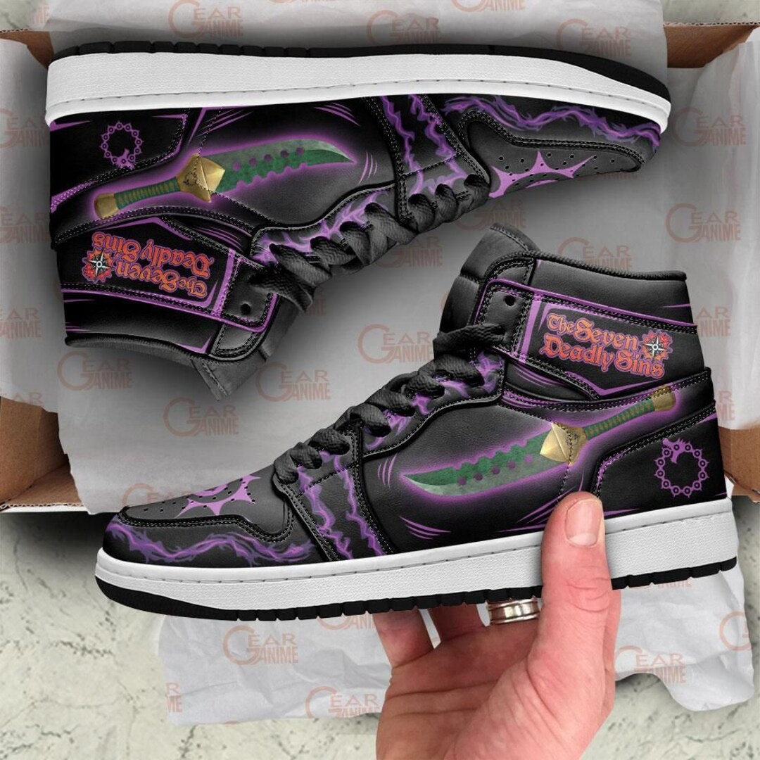 Meliodas Sword Sneakers Seven Deadly Sins Anime Shoes AJH1537 - Etsy