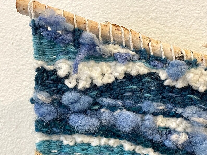Branch Weaving, Ocean Wall Hanging, Textile Wall Hanging, Ocean Art ...