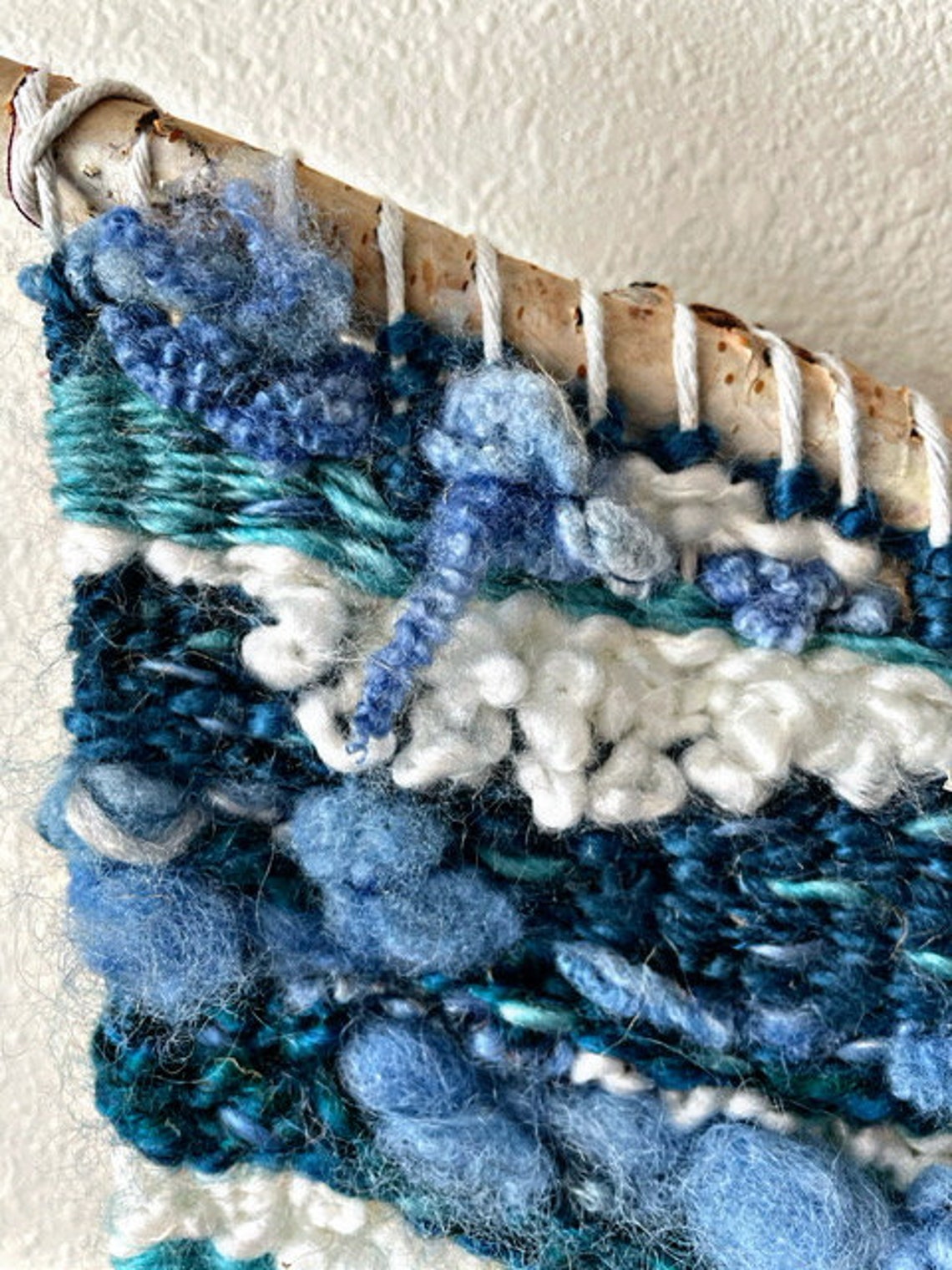 Branch Weaving, Ocean Wall Hanging, Textile Wall Hanging, Ocean Art ...
