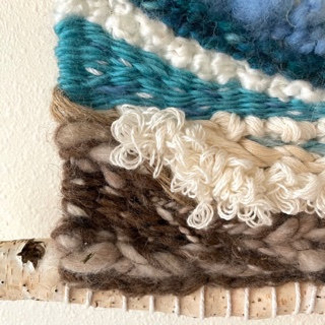 Branch Weaving, Ocean Wall Hanging, Textile Wall Hanging, Ocean Art ...