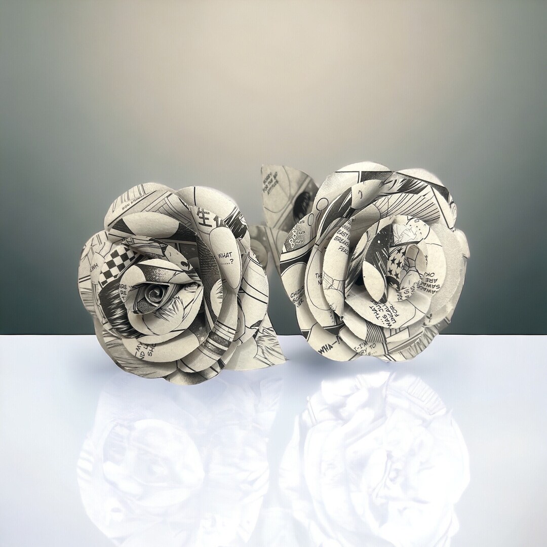 Anime / Manga Paper Flowers Perfect for Anniversary Gift. Anime Gifts ...