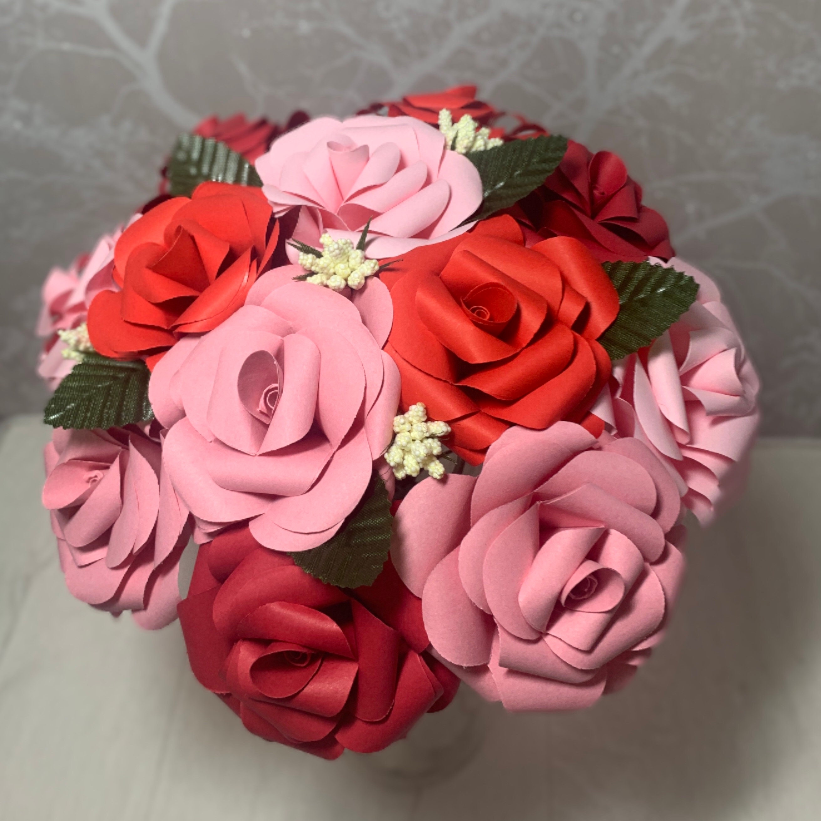 Paper flower bouquet. Choose your colour. bouquet gifts for | Etsy