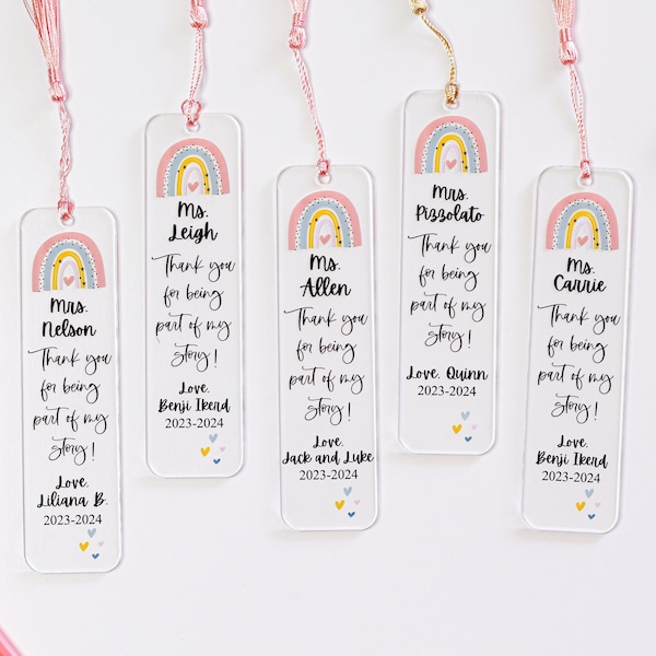 Thank You Bookmark - Etsy