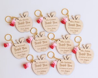 Thank You Keychain - Etsy