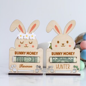 Easter Bunny Money Holder, Easter Gift, Kids Easter Gift, Easter Basket ...