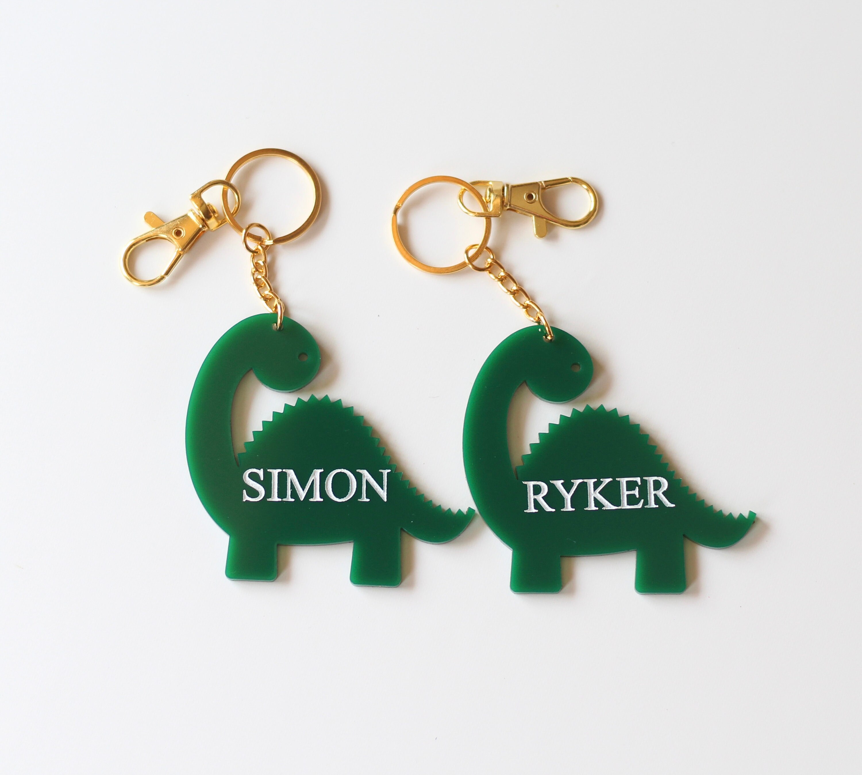Dinosaur Backpack Tag Dino Tag Dinosaur Keychain Kids - Etsy
