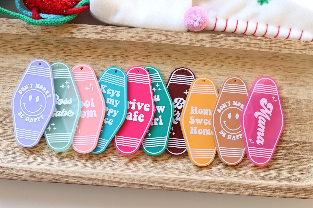 Retro Inspired Keychains | Motel Keychain | Car Keychains ...