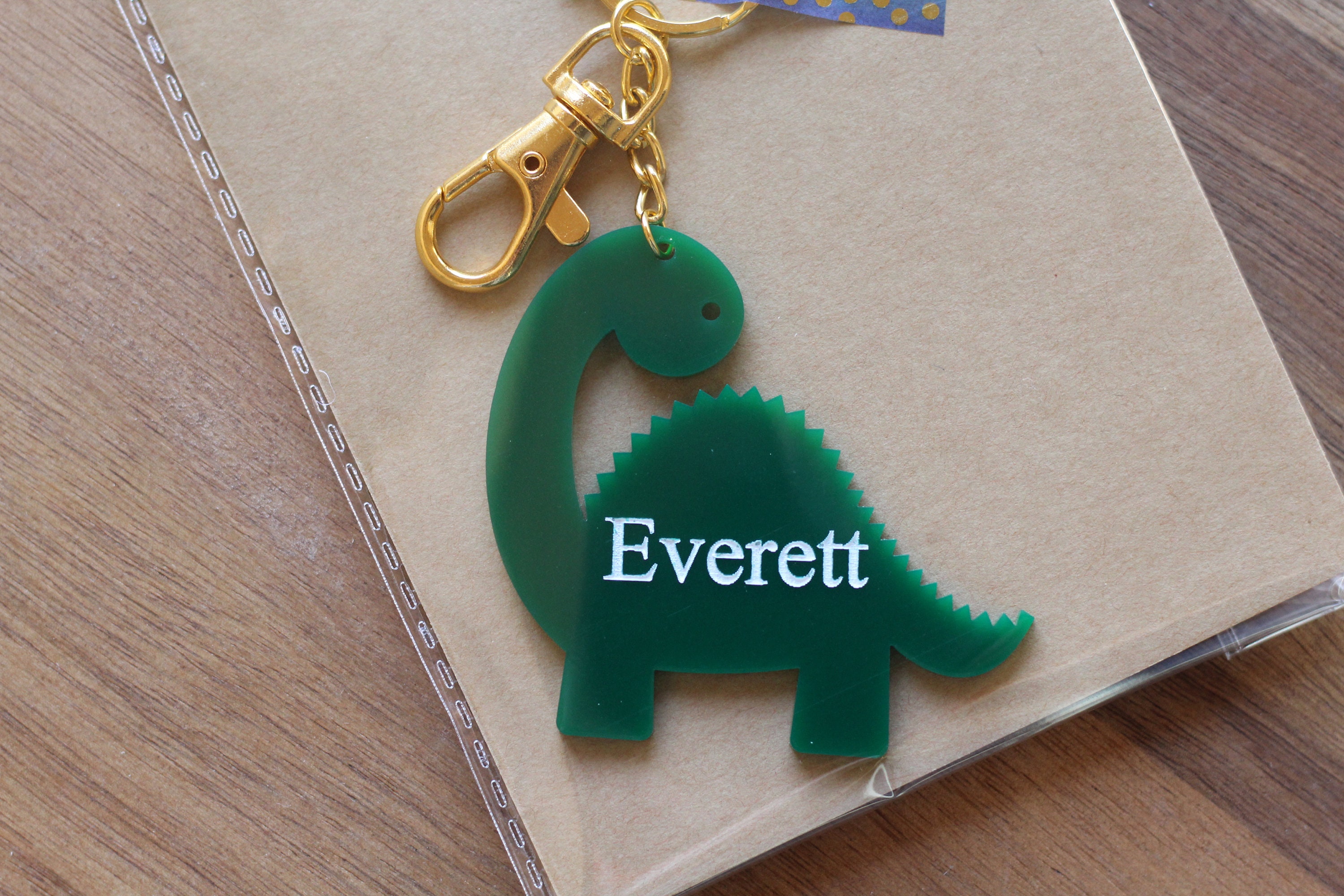 Dinosaur Backpack Tag Dino Tag Dinosaur Keychain Kids - Etsy