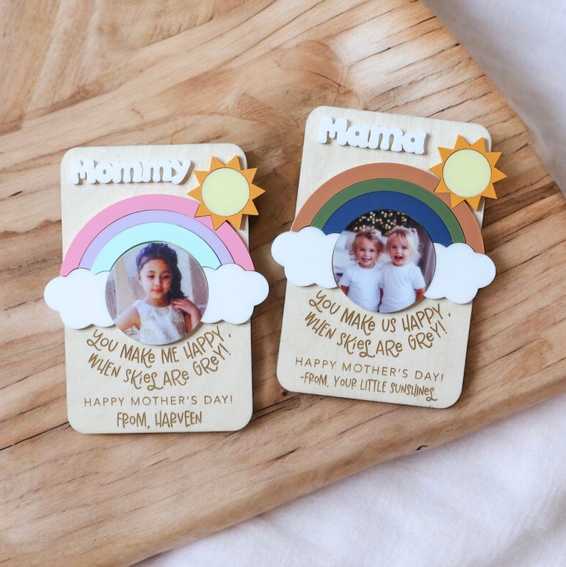Mother’s Day Photo Magnet, Fridge Magnet, Custom Photo Magnet, Mother’s ...
