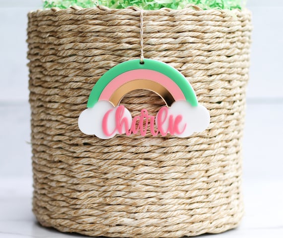 Personalized Rainbow Gift Tag St Patricks Day Gift Tag | Etsy