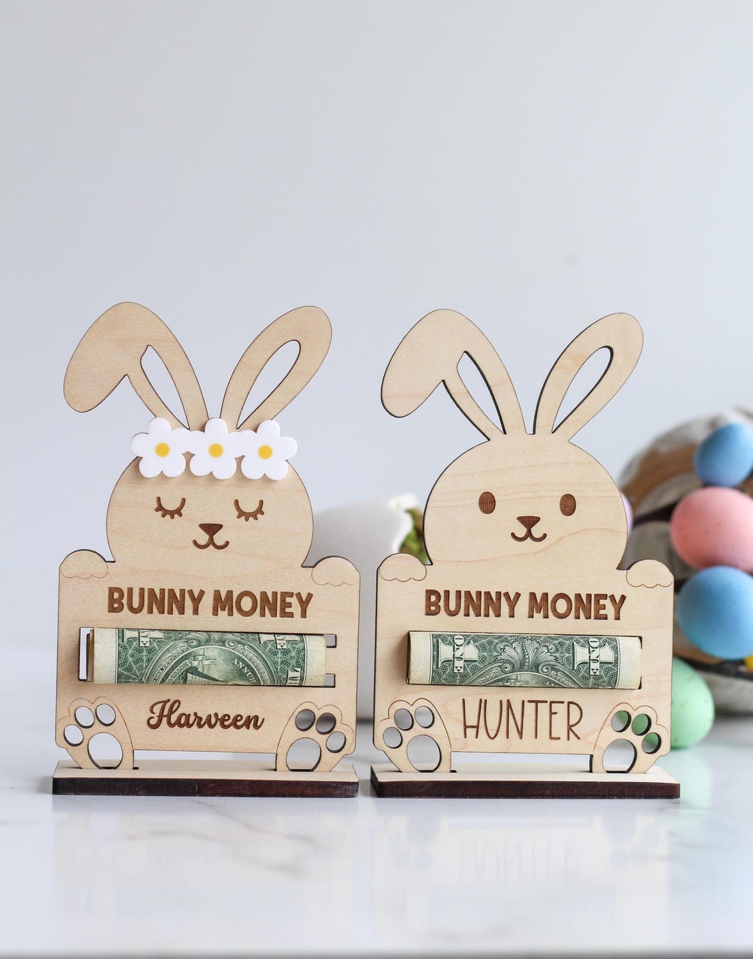 Easter Bunny Money Holder, Easter Gift, Kids Easter Gift, Easter Basket ...
