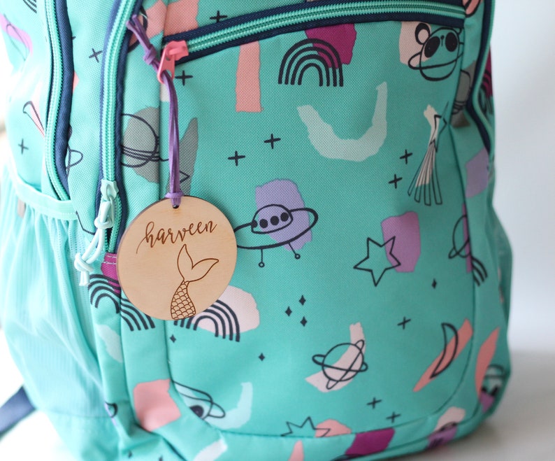 Backpack Tags Bag Tag Kids Bag Tag Back to School Tags - Etsy