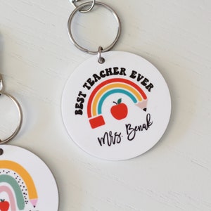 Teacher Keychains | Teacher Gift | Teacher Appreciation Keychain - Etsy