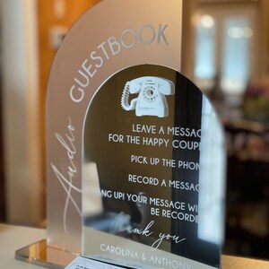 Audio Guestbook Sign - Telephone Guest Book Sign - Audio Guest Book ...
