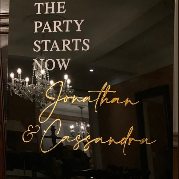 Party Starts Now Wedding Template - Etsy