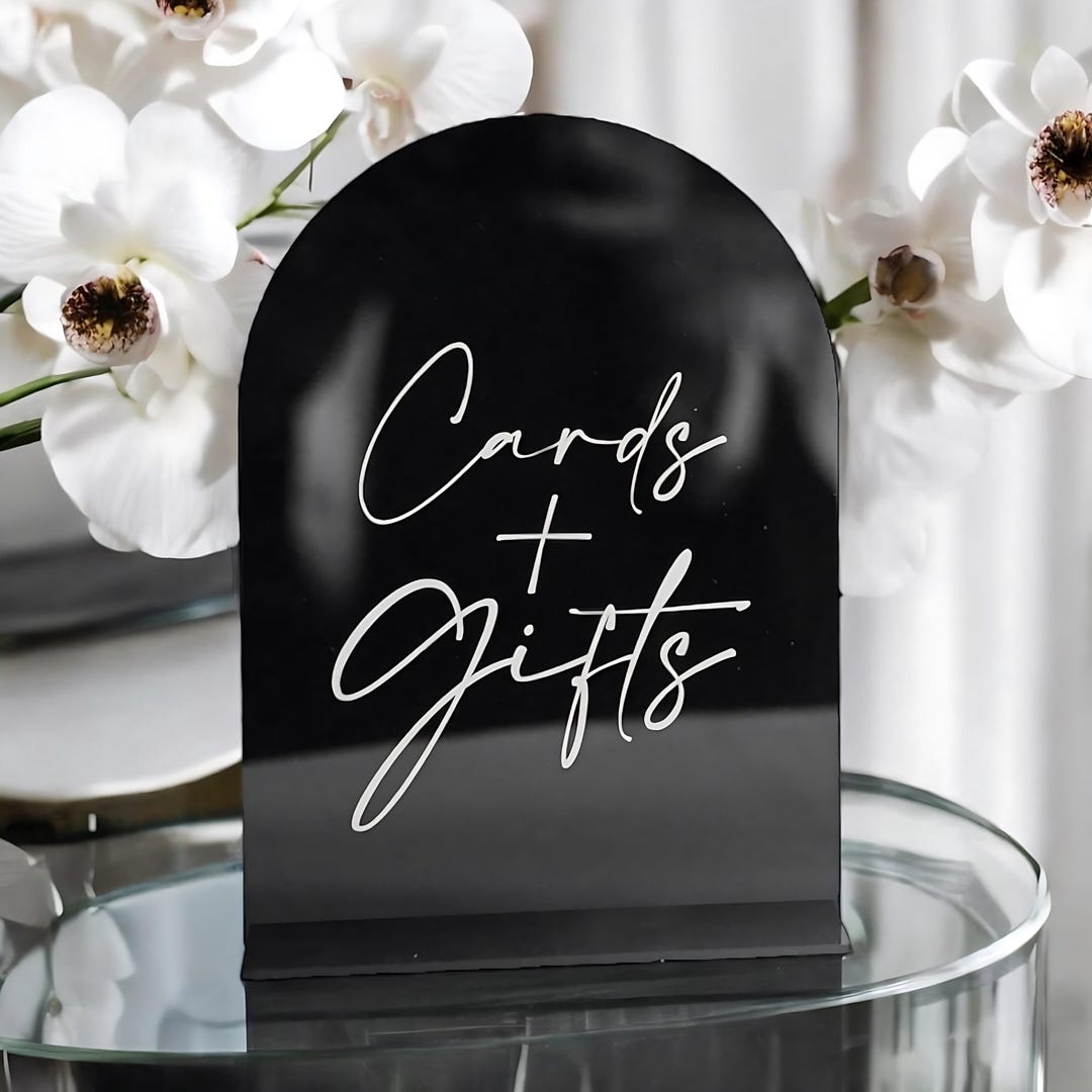 Arch Cards and Gifts Sign | Cards and Gifts Sign | Gifts and Cards Sign ...