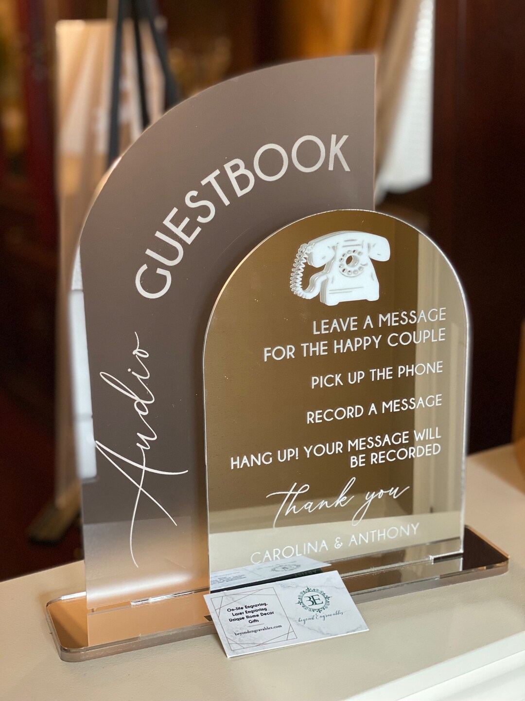 Audio Guestbook Sign Telephone Guest Book Sign Audio Guest Book Phone ...