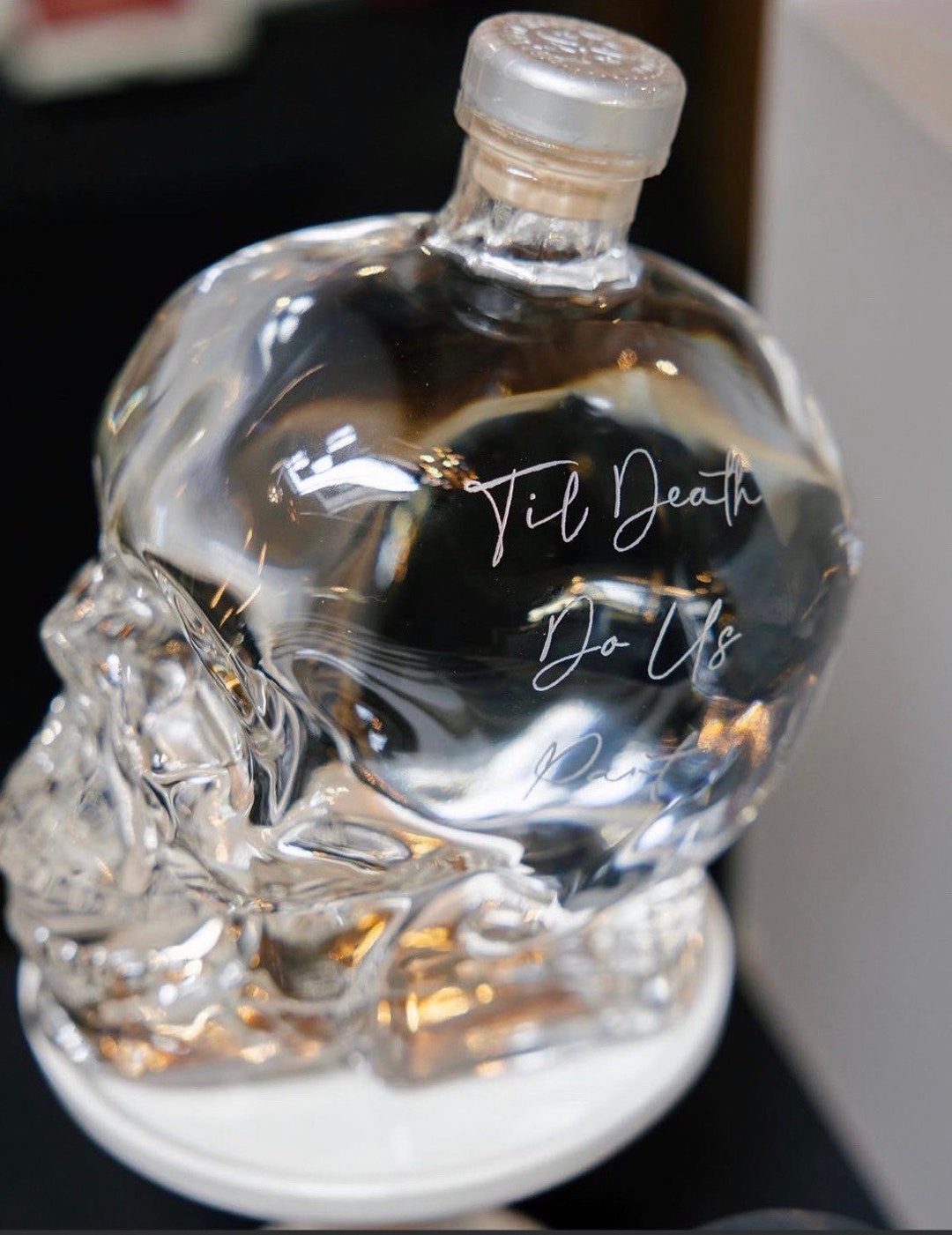Custom Bottle Engraving | Personalized Liquor & Wine Bottles - Etsy