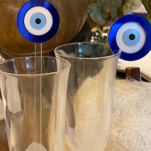 Evil Eye Stir Sticks, Swizzle Sticks, Evil Eye Decor, Evil Eye ...