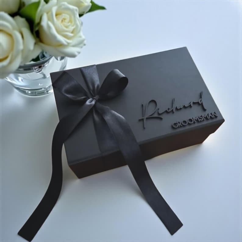 Personalized Magnetic Gift Box | 3D Acrylic Keepsake - Etsy UK