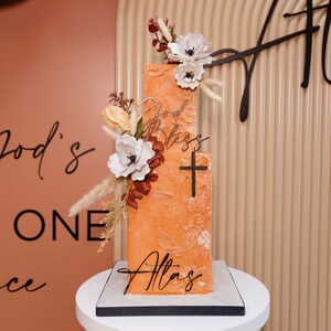 God Bless Signature Font Cake Topper - Etsy