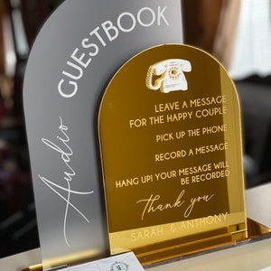 Audio Guestbook Sign - Telephone Guest Book Sign - Audio Guest Book ...