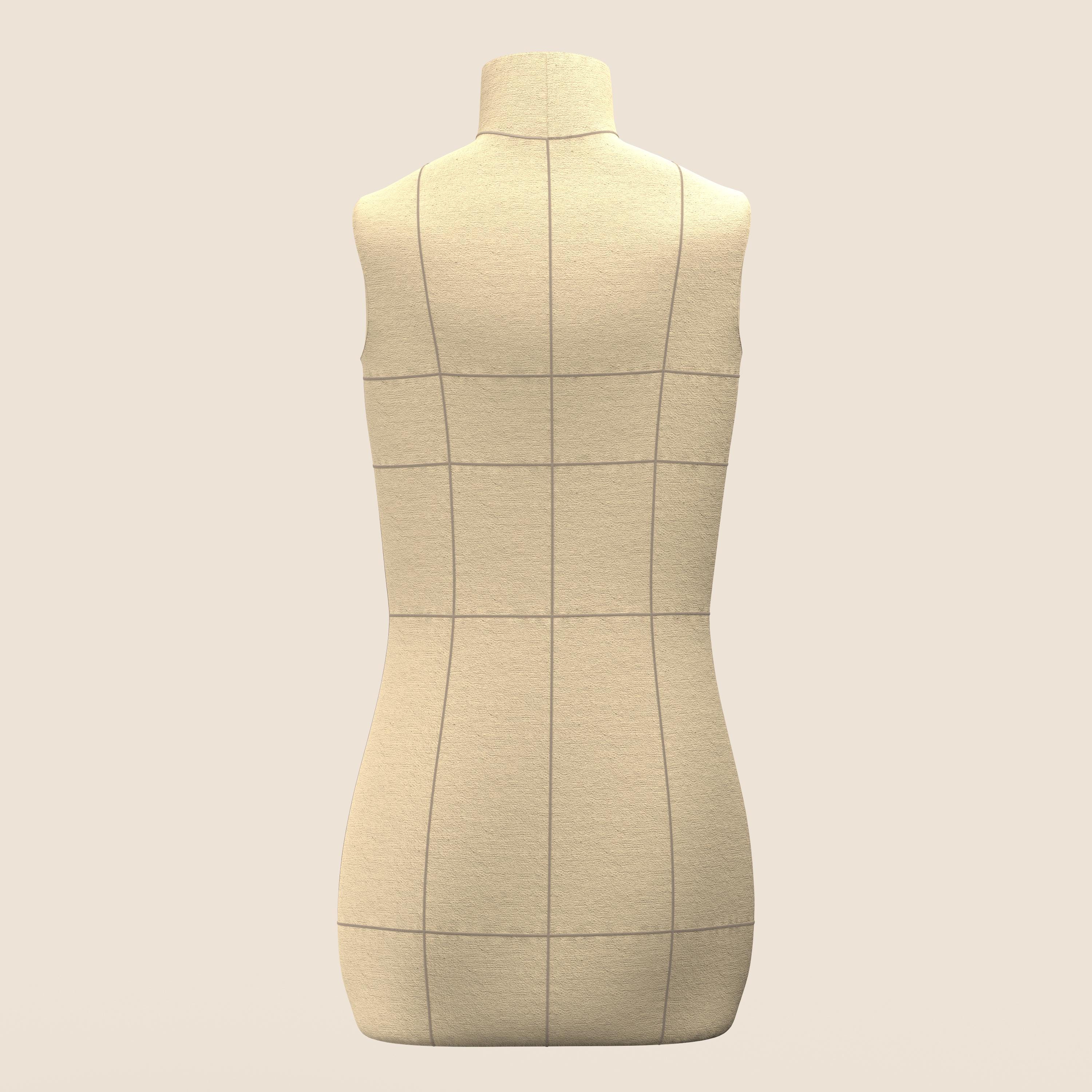 Instant PDF Download DIY Stuffed Dress Form Sewing Pattern in Standard ...