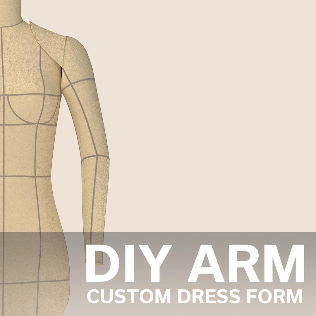 Custom Made-to-measure DIY ARM Form Mannequin Sewing Pattern (PDF) With ...