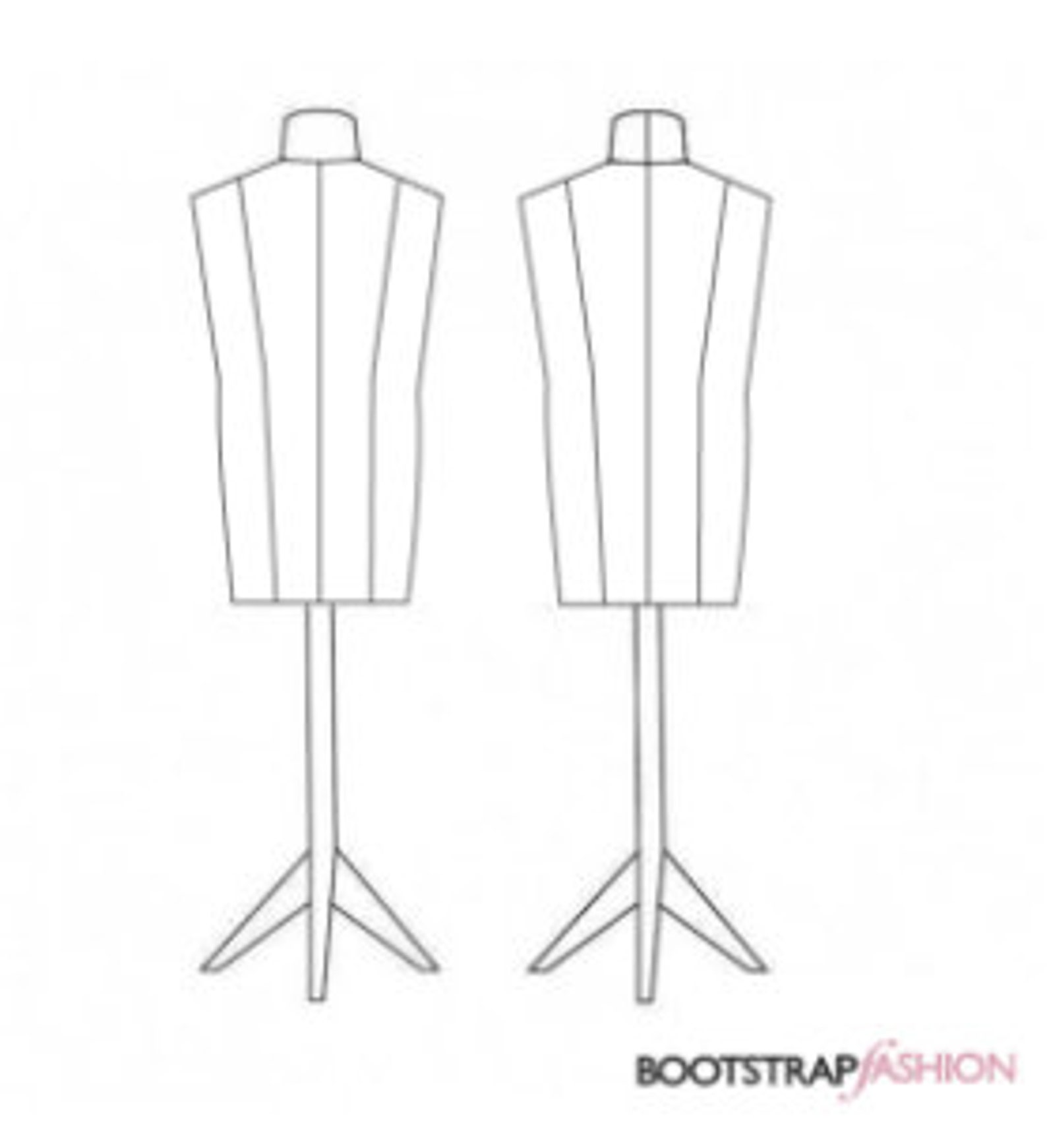 Custom Made-to-measure DIY Men's Dress Form Mannequin Sewing Pattern ...
