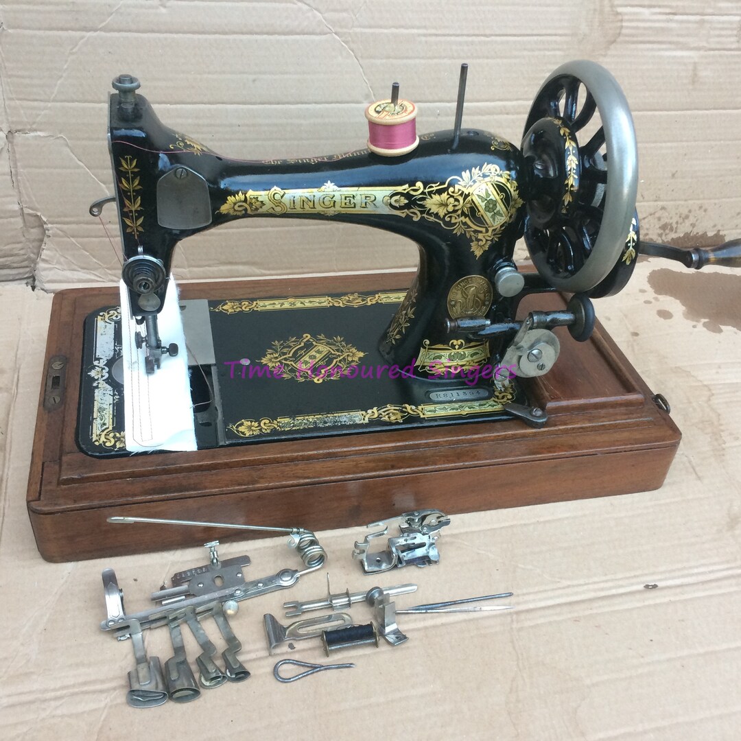 Singer 28, 28K Hand Crank Vintage Sewing Machine C1903 - Etsy UK