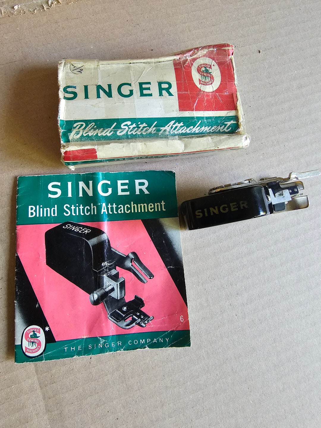 Singer 86649 Blind Stitch Attachment for Straight Low Shank Sewing ...