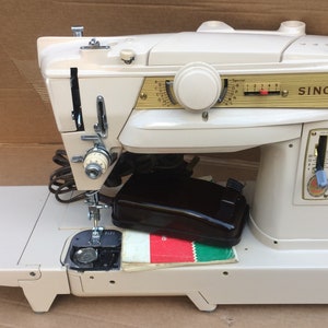 Singer 431G Slant o-matic Convertible Free Arm Freehand Embroidery ...