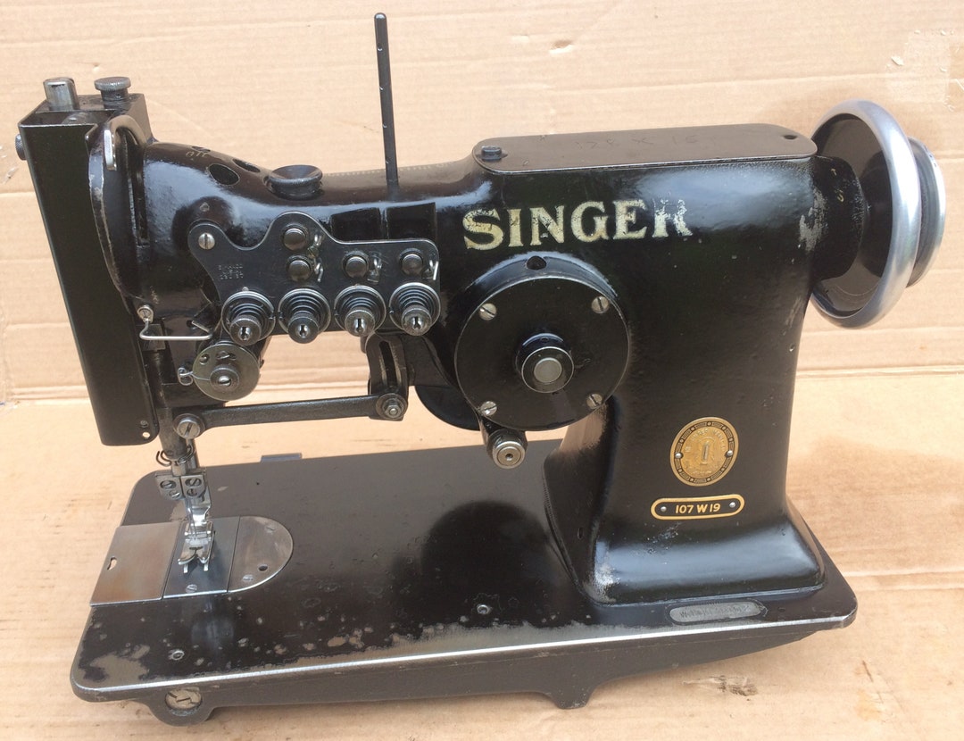 Singer 107 W 19 Industrial Sewing Machine Head for Four Needles for ...