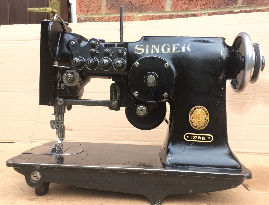 Singer 107 W 19 Industrial Sewing Machine Head for Four - Etsy