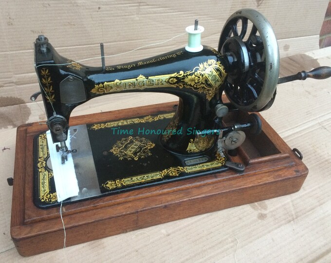 Hand Crank Singer 28, 28K Vintage Sewing Machine C1903 - Etsy UK