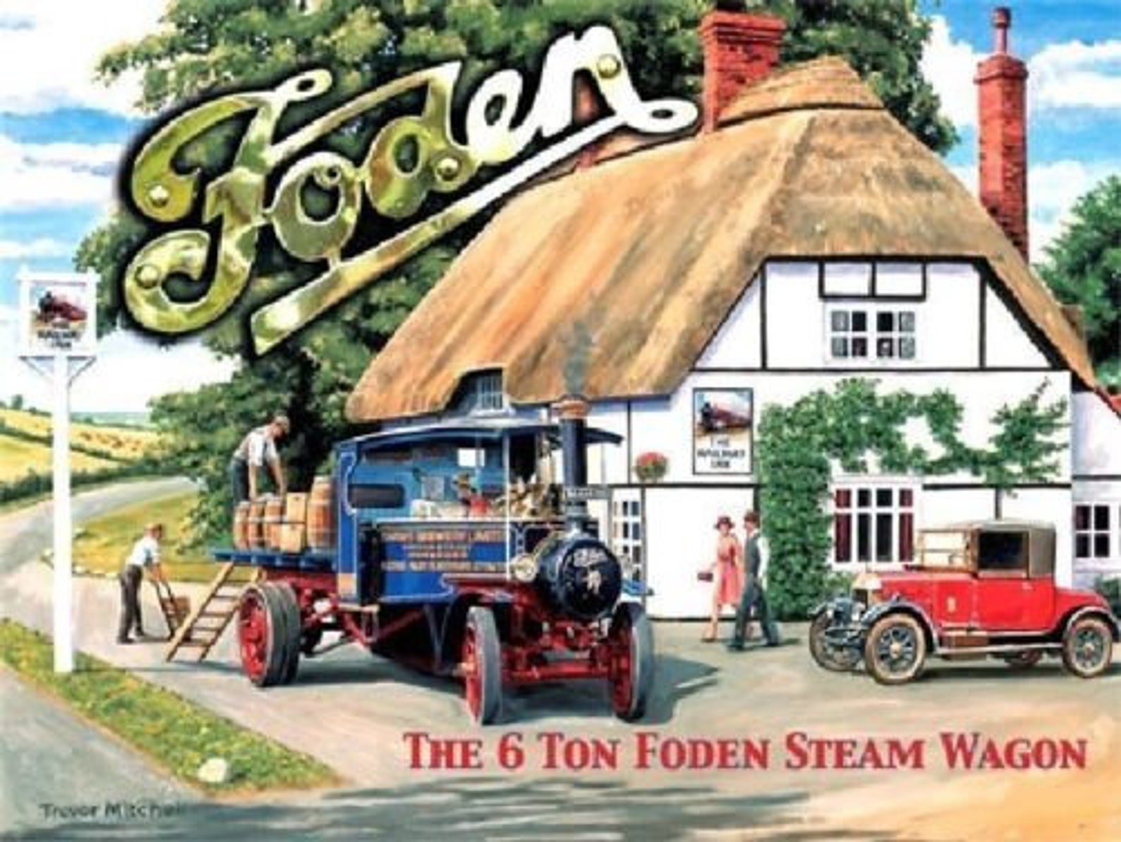 6 Ton Foden Steam Wagon Traction Engine Classic Small - Etsy