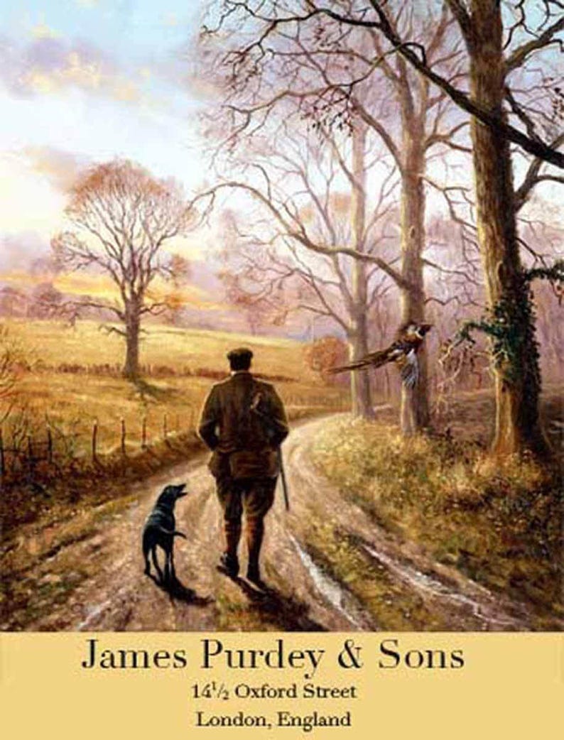 Purdey Gamekeeper Hunting Labrador English Countryside - Etsy