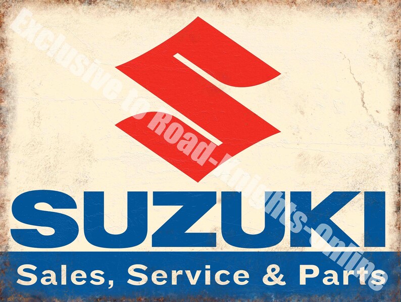 Suzuki Sales Service & Parts Motorcycle Car Small Metal/steel - Etsy UK