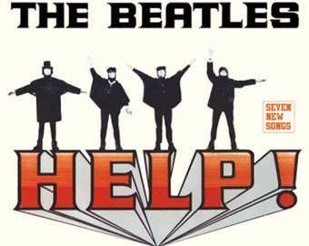 Beatles Help Poster | Etsy UK