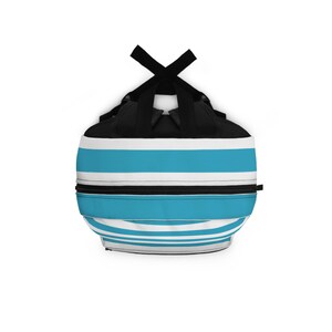 Blue and White Striped Backpack Back to School - Etsy