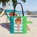 Kids Beach Bag: Tanning Girl on Beach Towel Children's Girl Teen ...