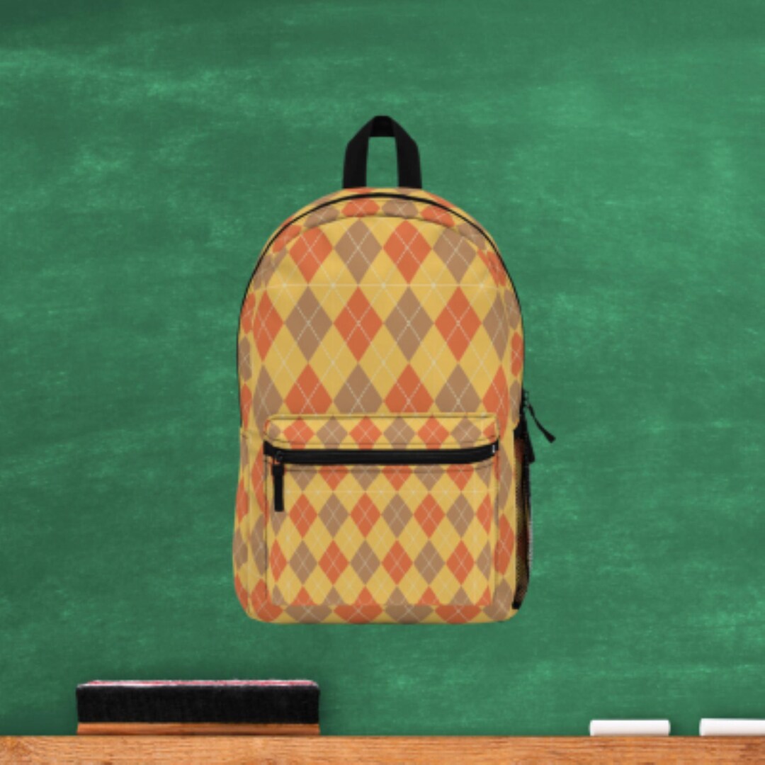 Argyle Fall Backpack Back to School - Etsy