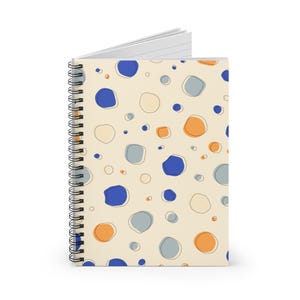 Modern Polka Dot Spiral Notebook - Ruled Line - Etsy