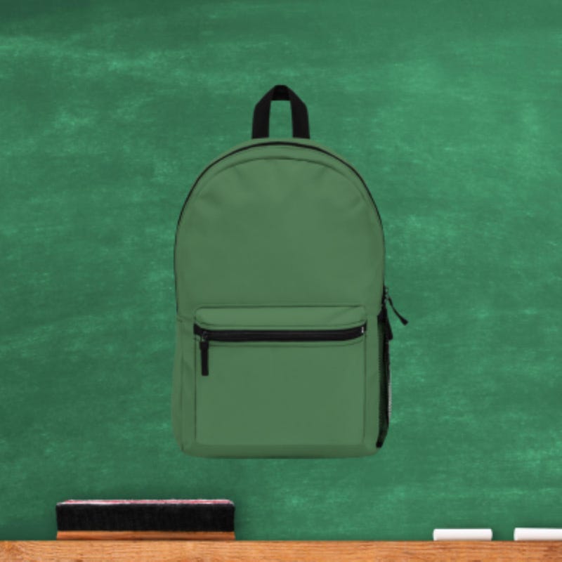 Solid Color Backpack - Etsy