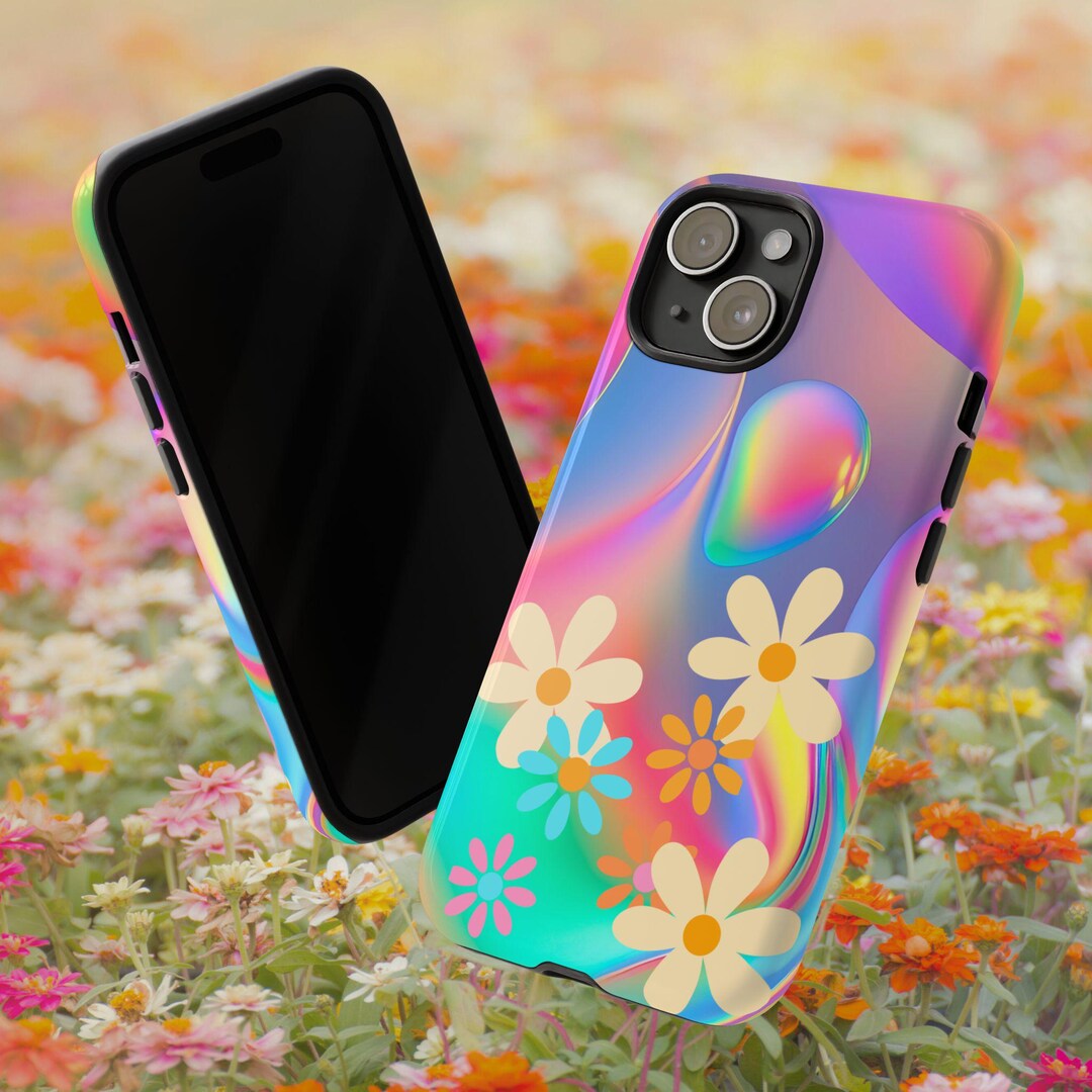 IPhone Case: 70s Retro Psychedelic Floral - Etsy