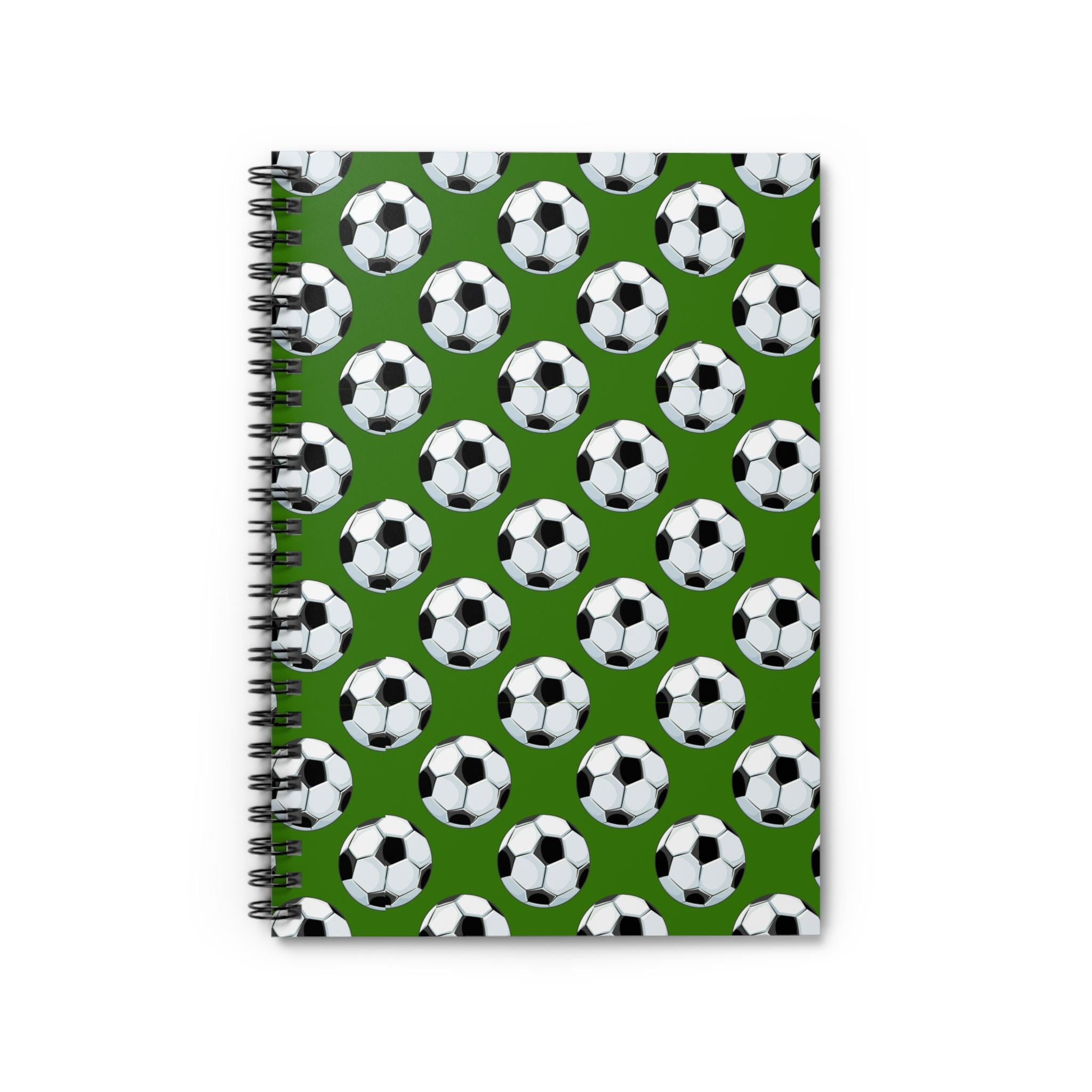 Soccer Sport Themed Spiral Notebook Ruled Line Dark Green - Etsy