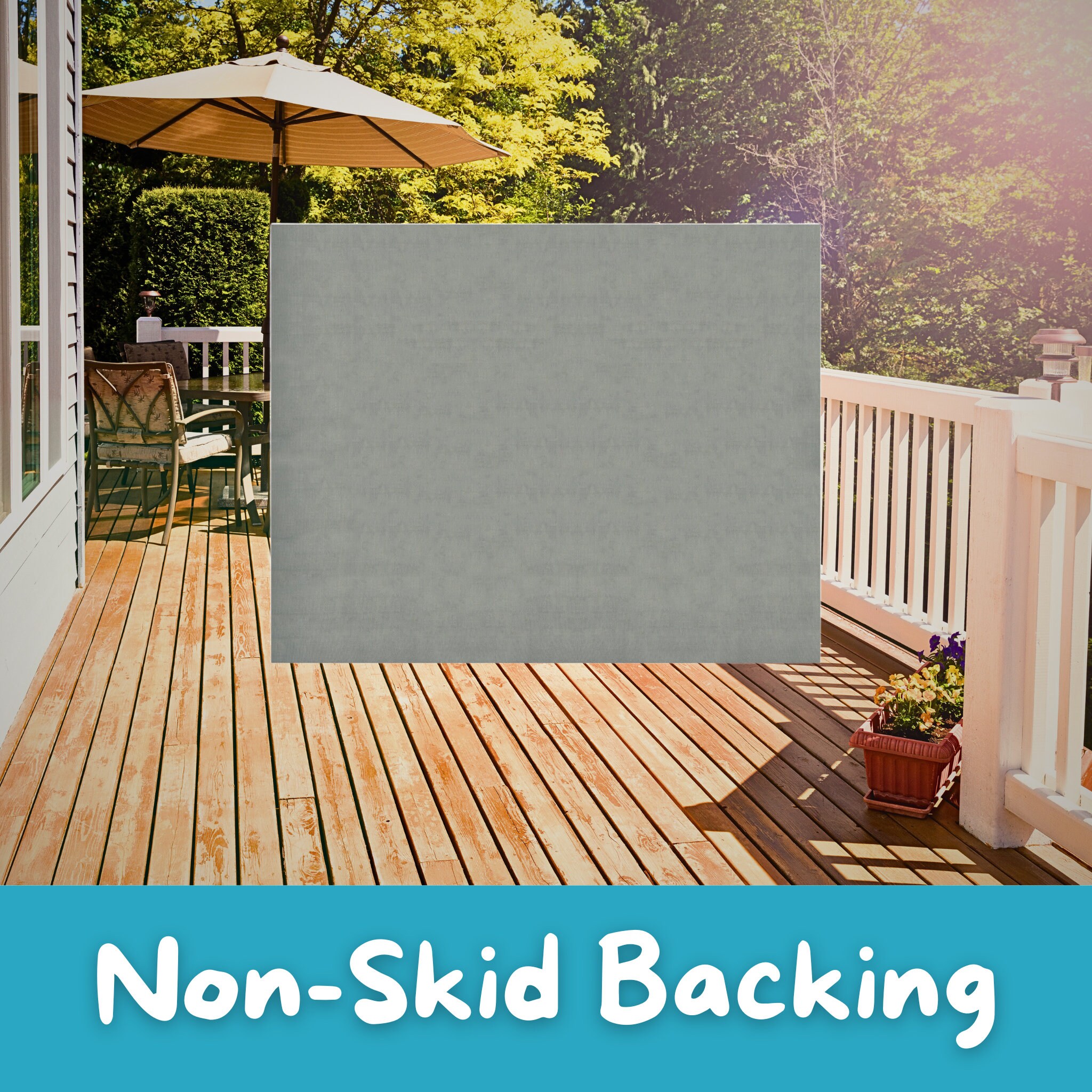 Summer Vibes: Rug Outdoor Decor the Grass is Greener on Vacation Indoor ...