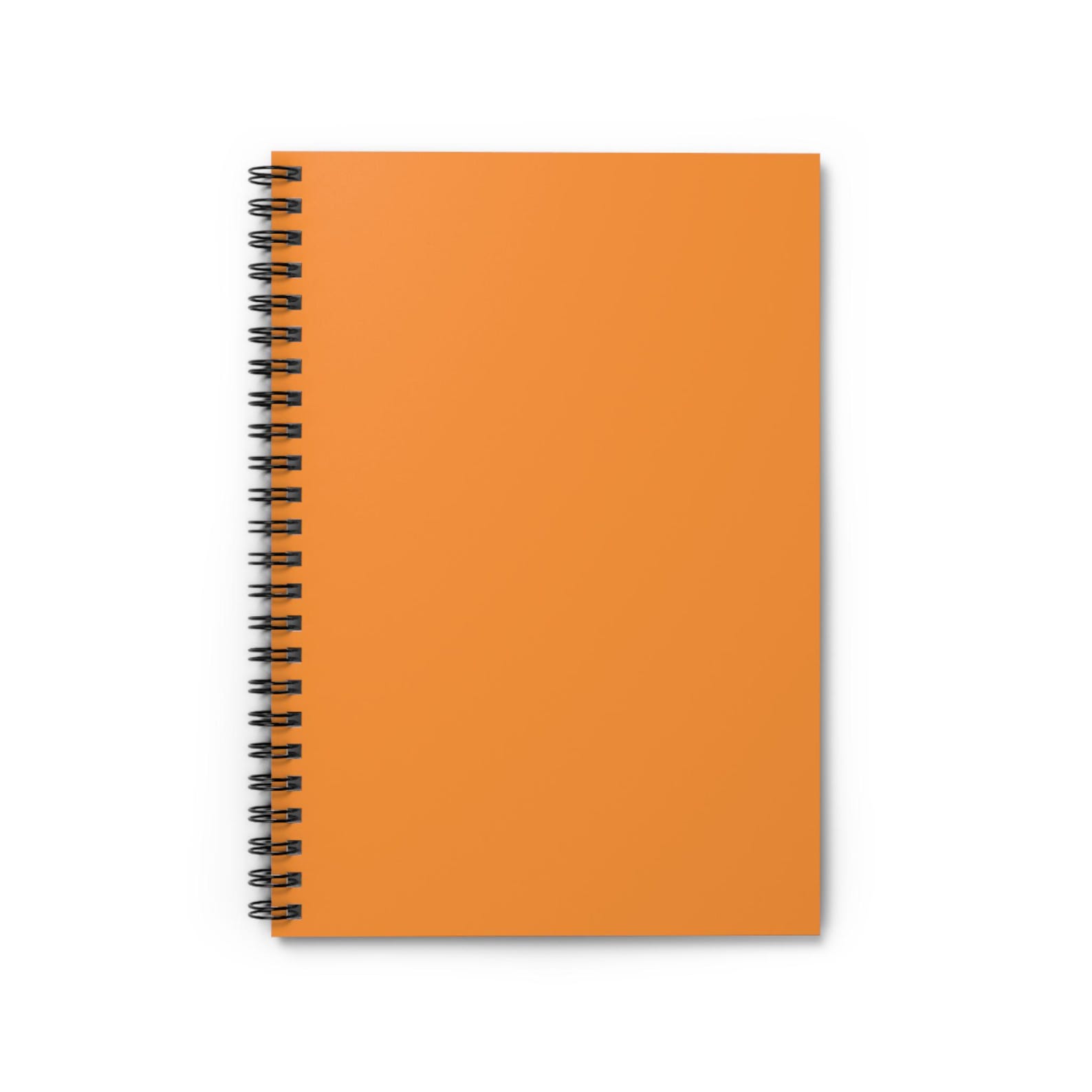 Solid Pumpkin Orange Spiral Notebook - Ruled Line - Etsy