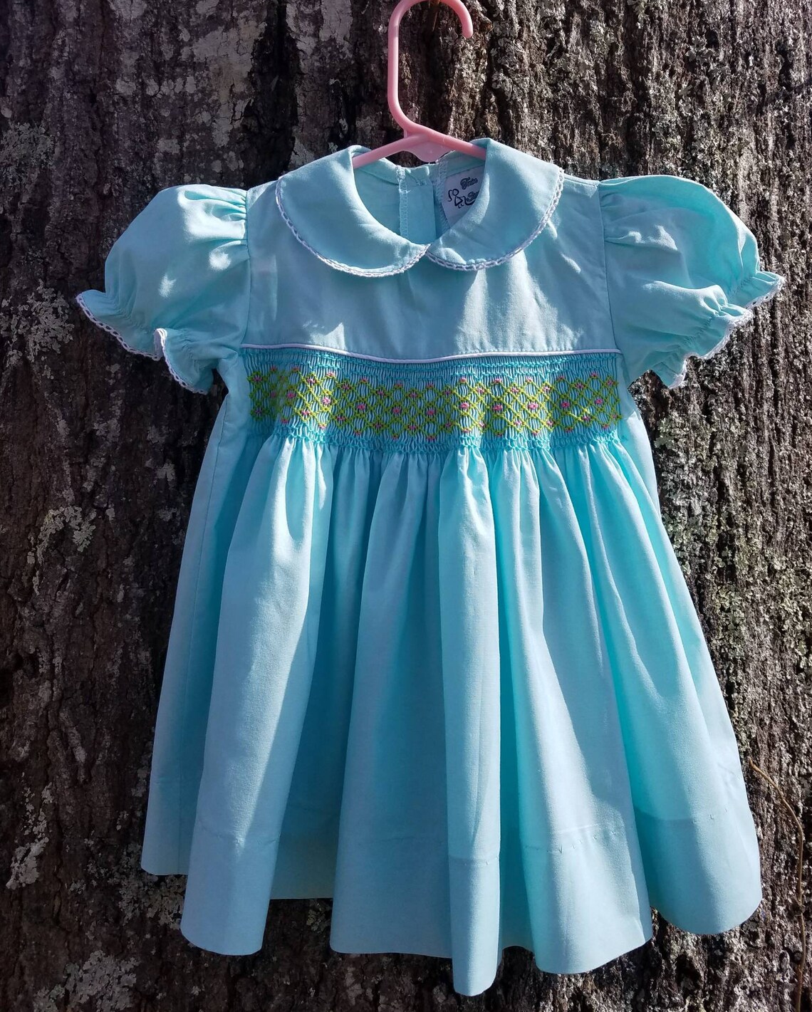 Girls Hand Smocked Dress, Vintage Style Girls Dress, Baby Girl Dress ...
