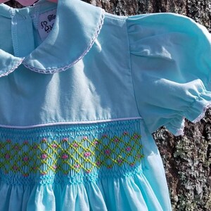 Girls Hand Smocked Dress, Vintage Style Girls Dress, Baby Girl Dress ...